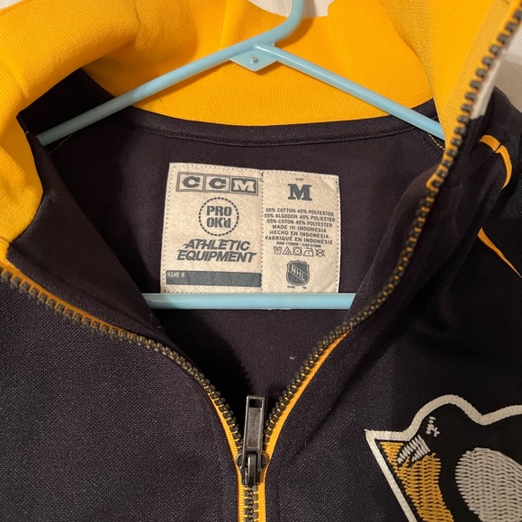 CCM | Jackets & Coats | Mens Pittsburgh Penguins Ccm Zip Up Jacket ...